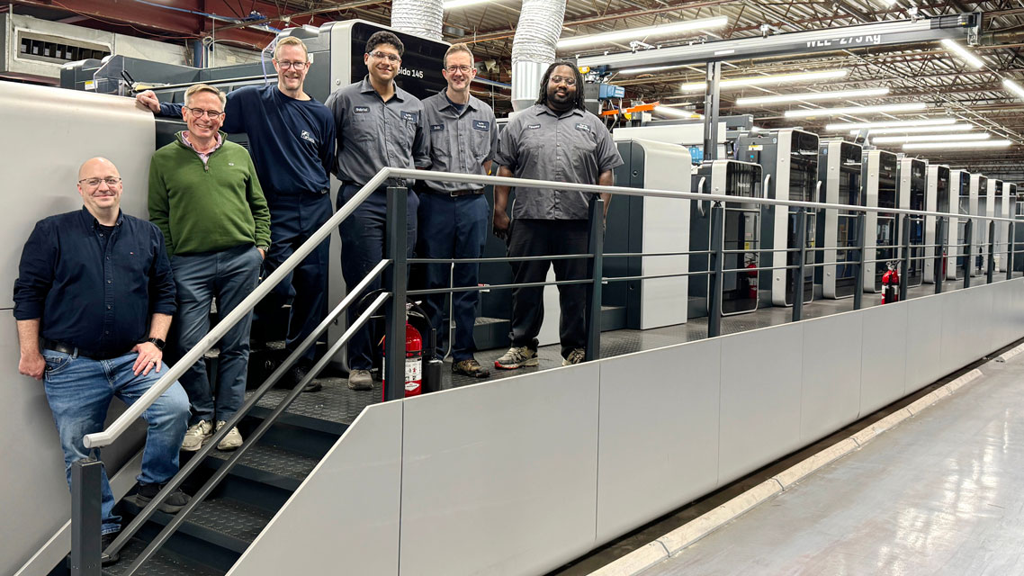 Custom-Designed Koenig & Bauer Rapida 145 Ten-Unit Large-format Press ...